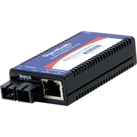 Advantech Giga-Minimc, Tx/Sx-Mm850 -Sc(W/Ac Adptr) Tx Only IMC-370-MMTX-PS | Zoro